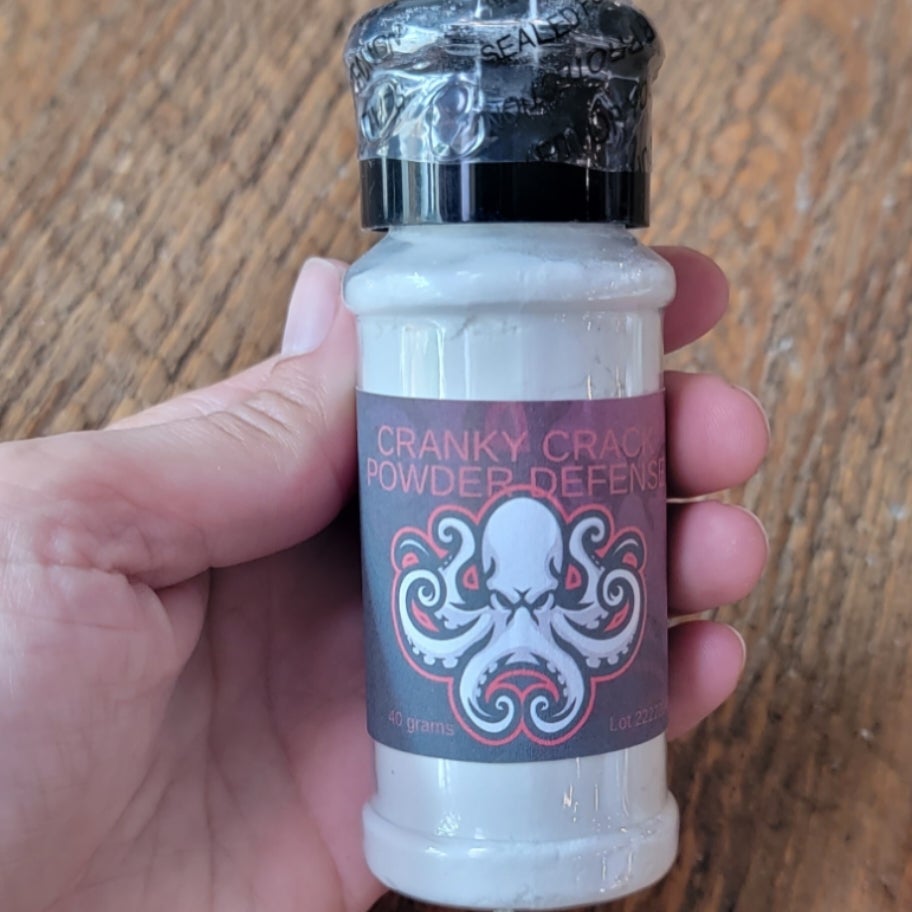 Cranky Crack Powder Defense | Kim's Kozy Crochet, LLC